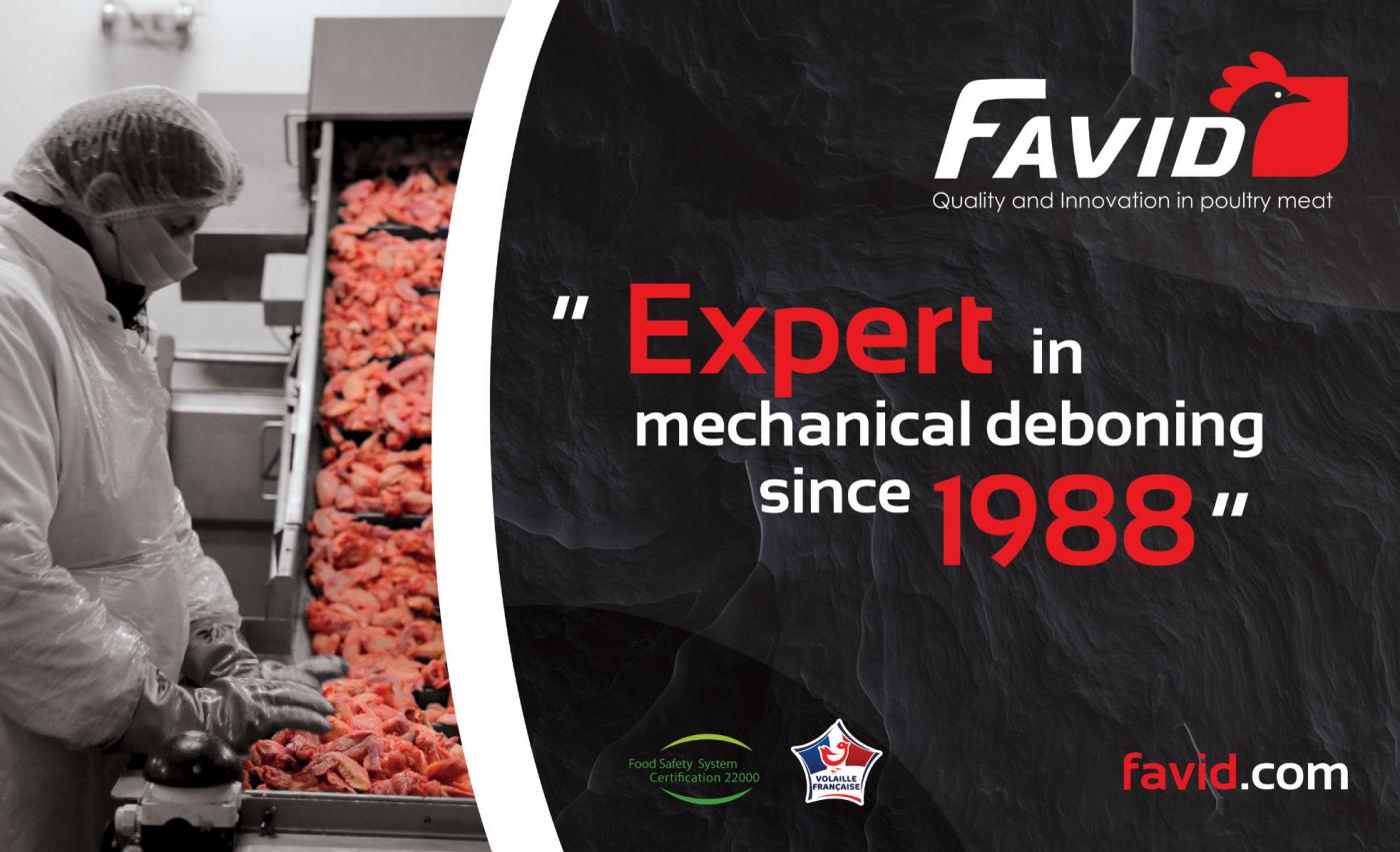 FAVID's history | chicken & turkey MDM from FAVID